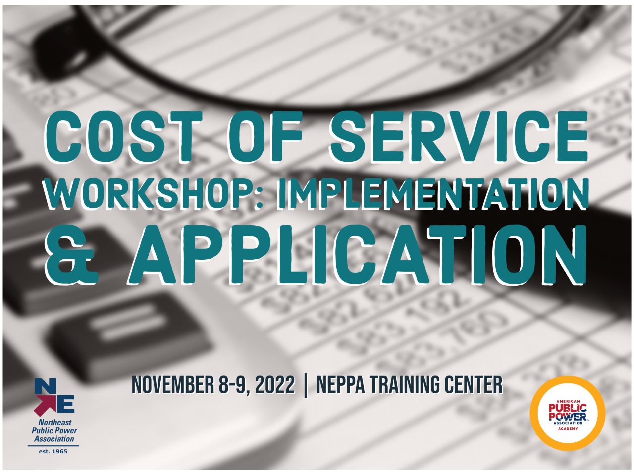 Cost of Service Workshop: Implementation and Application | NEPPA
