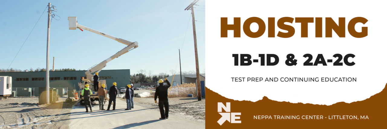 Hoisting 1B-1D & 2A-2C | NEPPA
